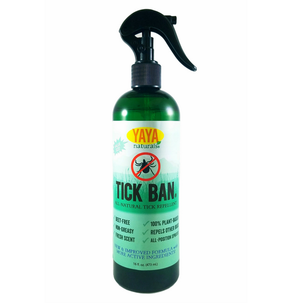 Yaya Organics TICK BAN Natural Tick Repellent 16 oz – Field and Feed