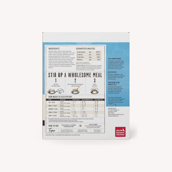 Honest Kitchen - Embark - Grain Free Turkey Dog Food – Field and Feed